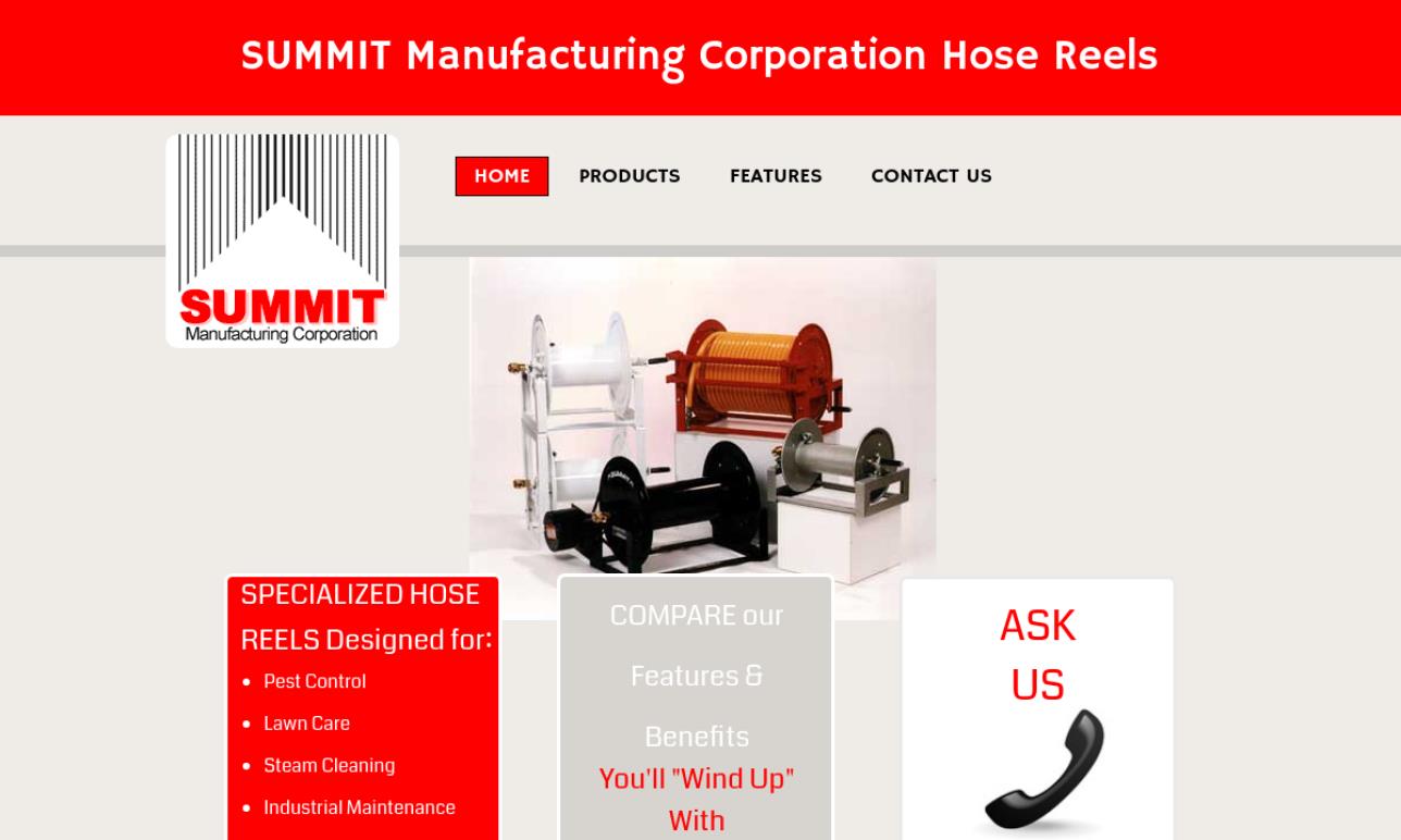 Summit Manufacturing Corporation | Hose Reels